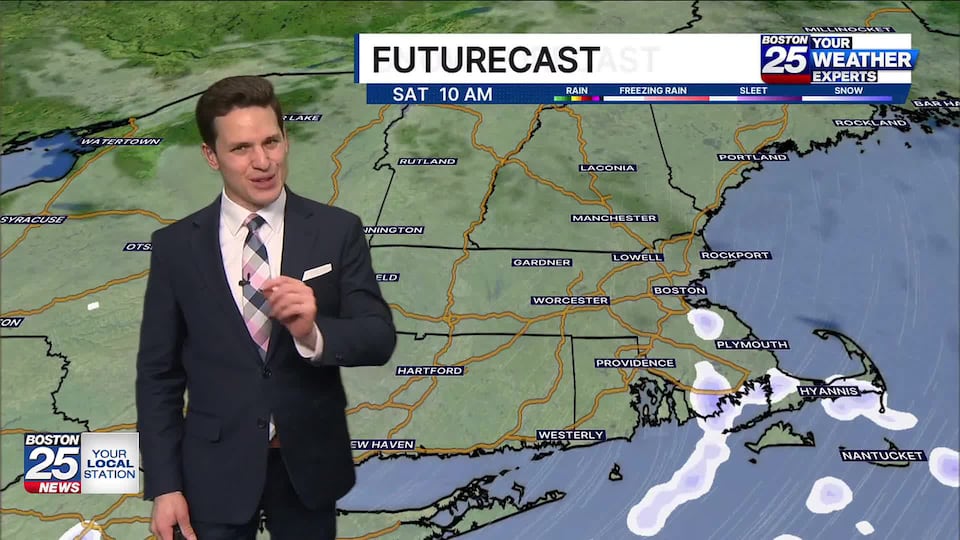 Boston 25 Friday late night weather forecast