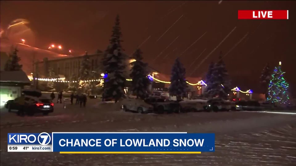 Video: Chance of lowland snow
