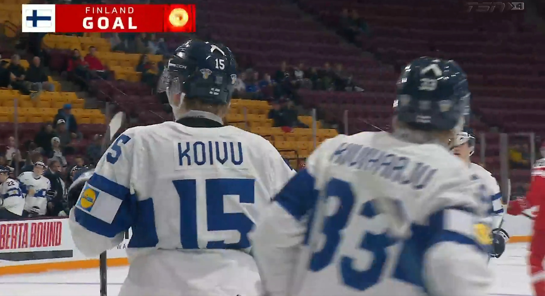 Aatos Koivu has a strong performance in his WJC debut
