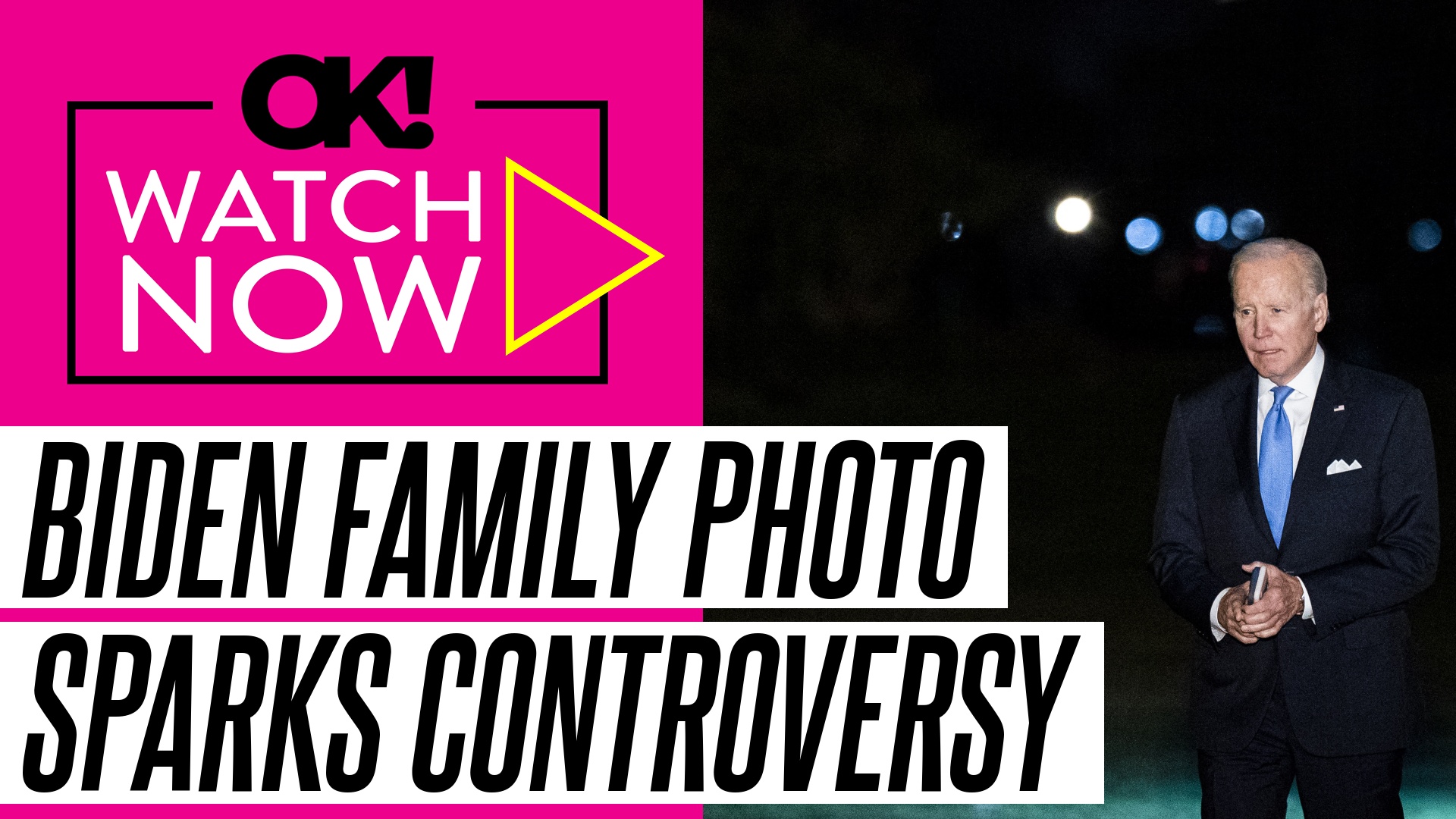 Joe Biden's family photo sparks backlash as ex-prez is barely visible ...