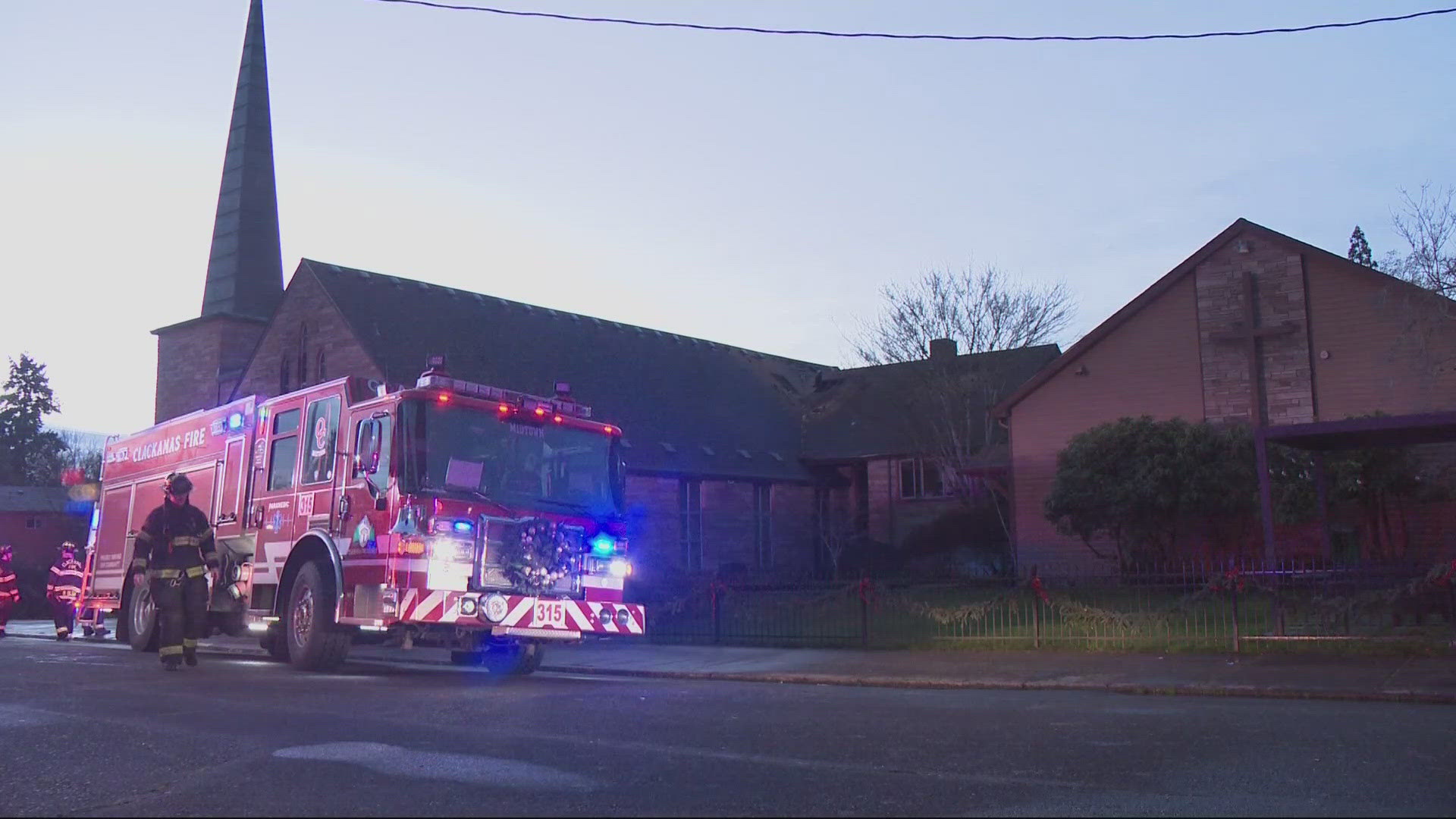 Oregon City church remains closed after Christmas Day fire