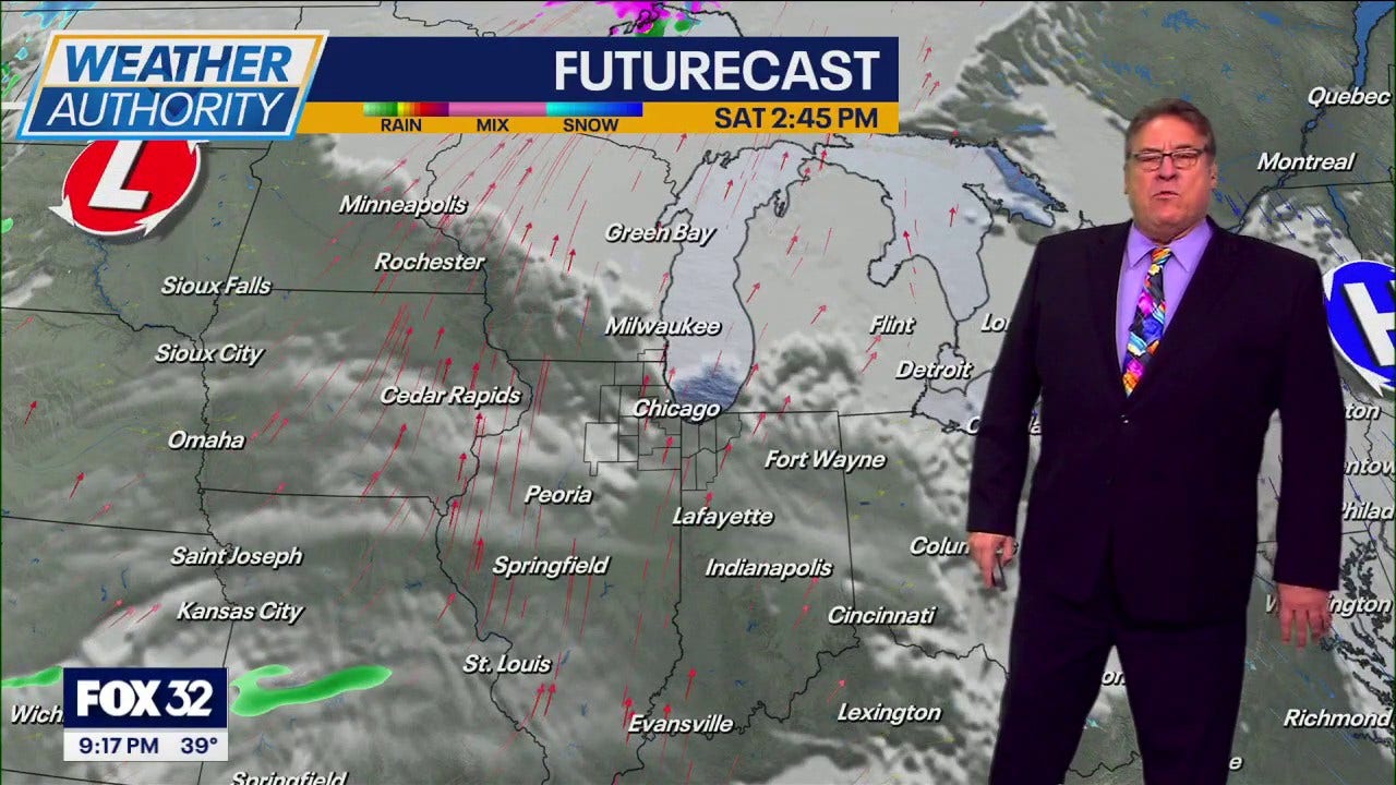 Chicago weather: Mild, rainy weekend gives way to colder temperatures ...