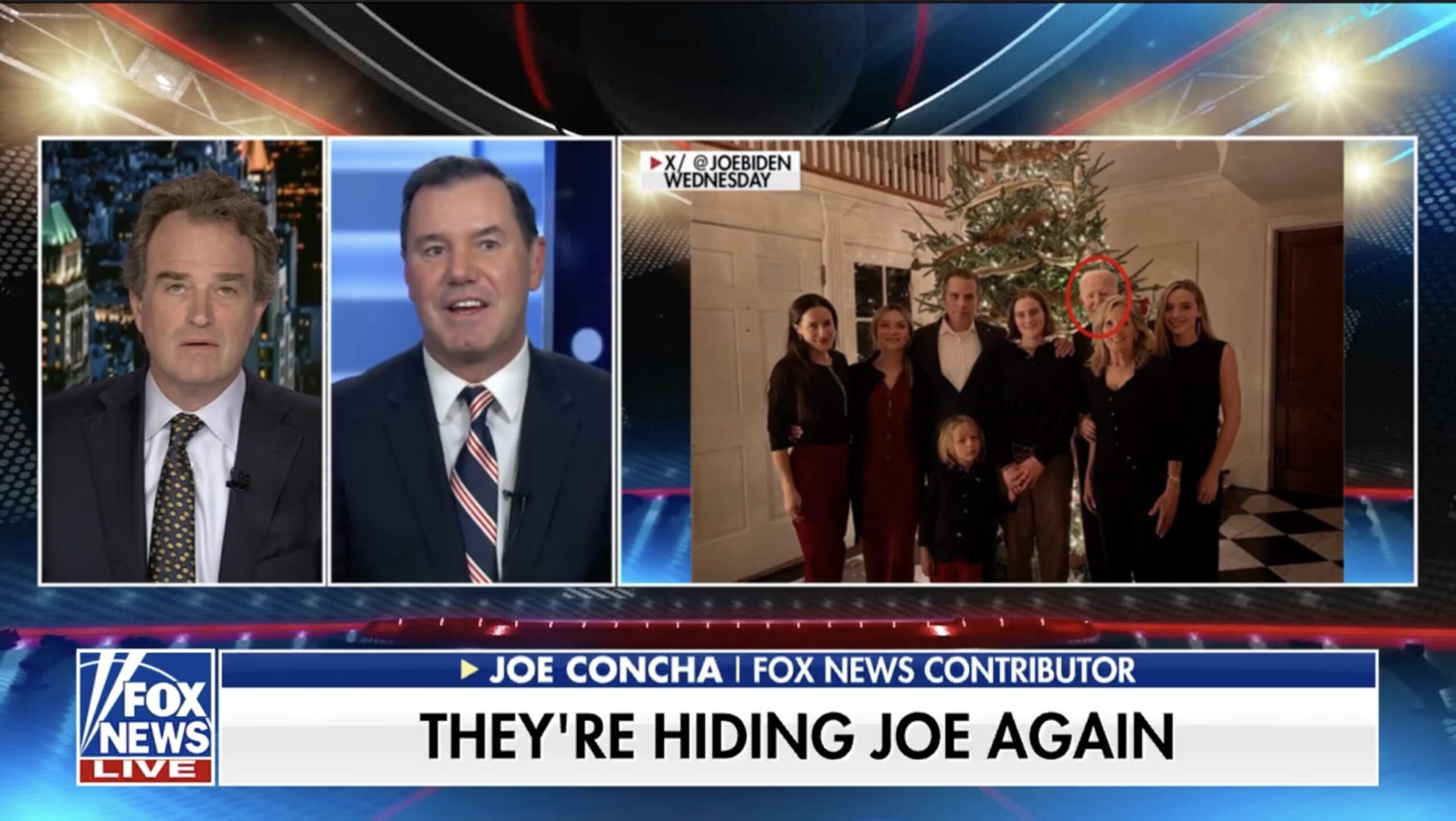 Fox’s Joe Concha insists Biden’s family obscured ex-president in ...