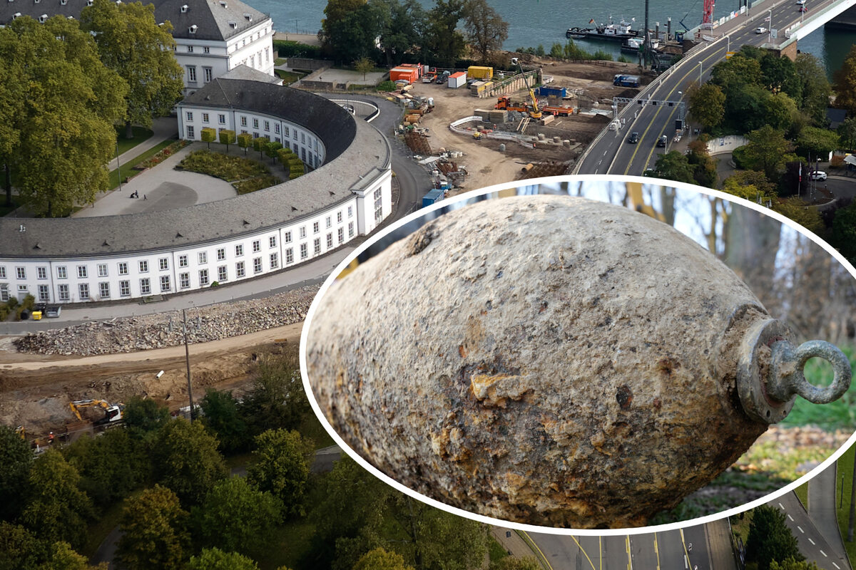 Bombe im Rhein gefunden: Entschärfung auf Schiff, 1000 Menschen vor ...