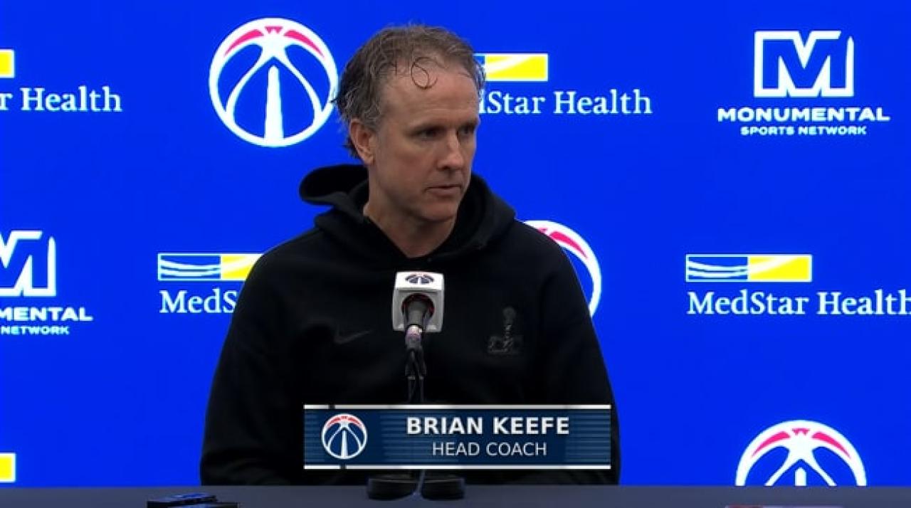 WAS 138, TOR 117: Wizards coach Brian Keefe postgame media availability