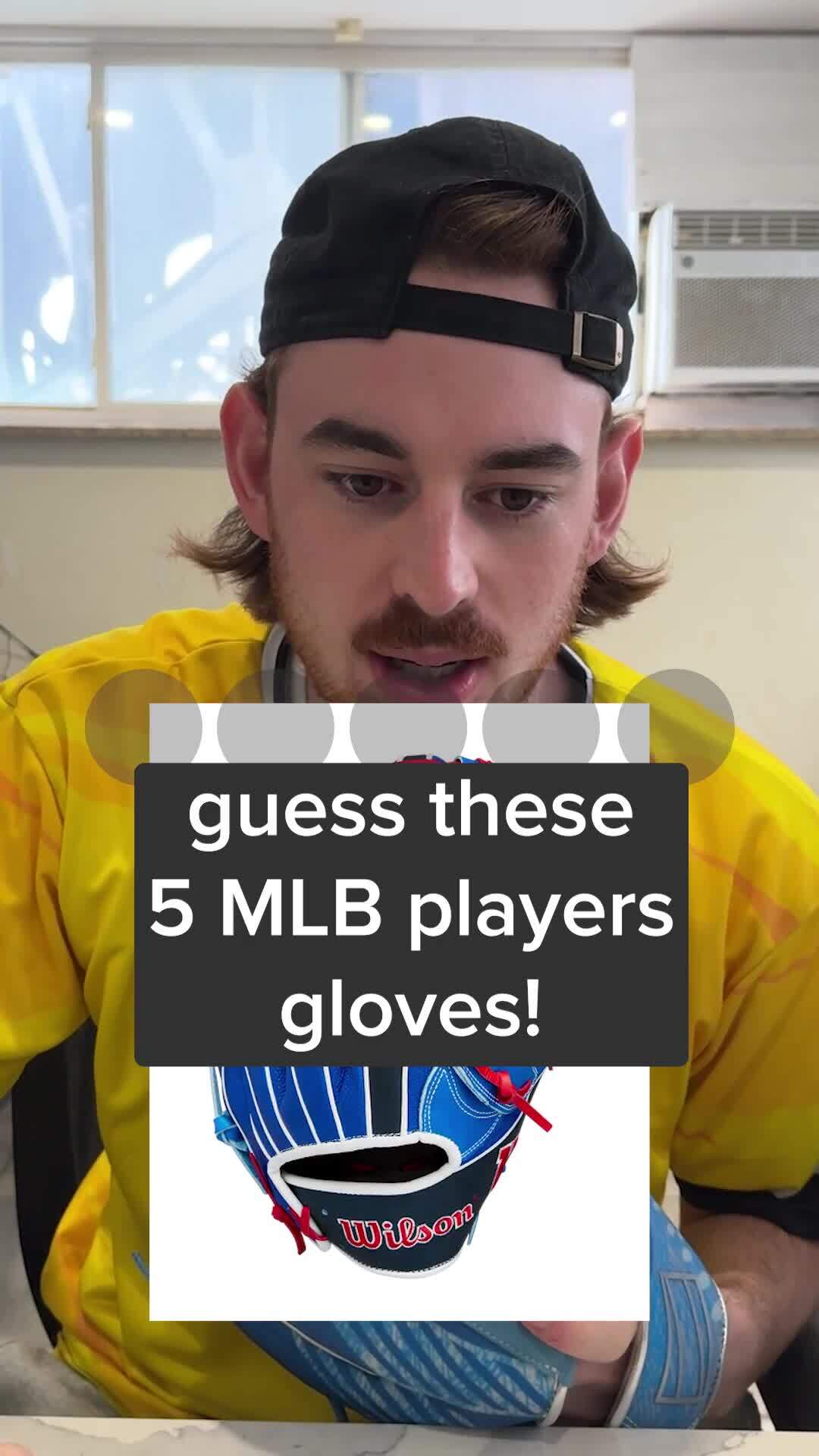 Guess these MLB players' gloves! #mlb #baseball #glove #trivia