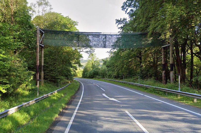 Strange structure above A470 that's baffling drivers and is utterly ...