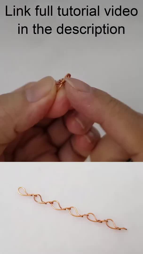 Play with wire | Water drop | Chain | Bracelet | Anklet | Necklace ...