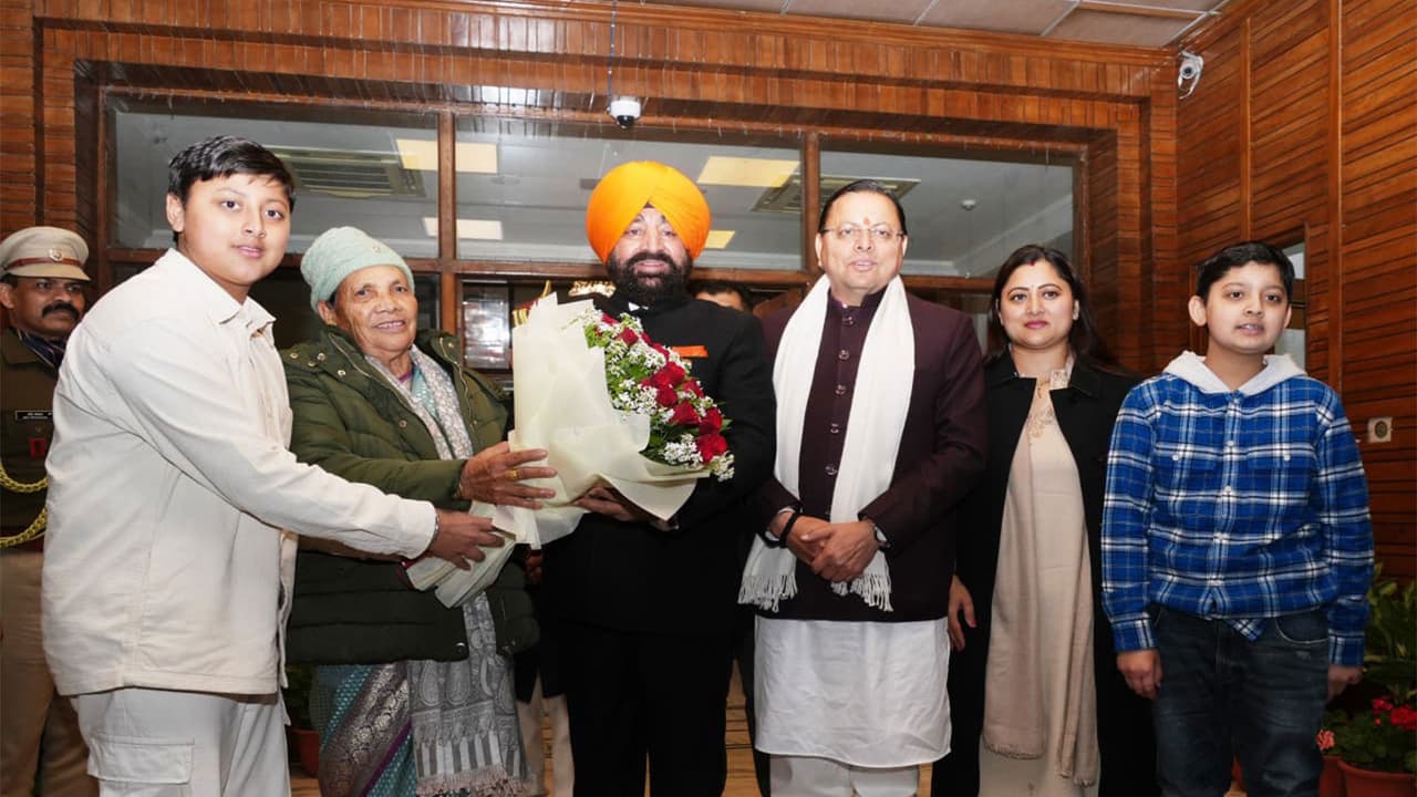 CM Dhami visits governor, participates in Veer Bal Diwas events