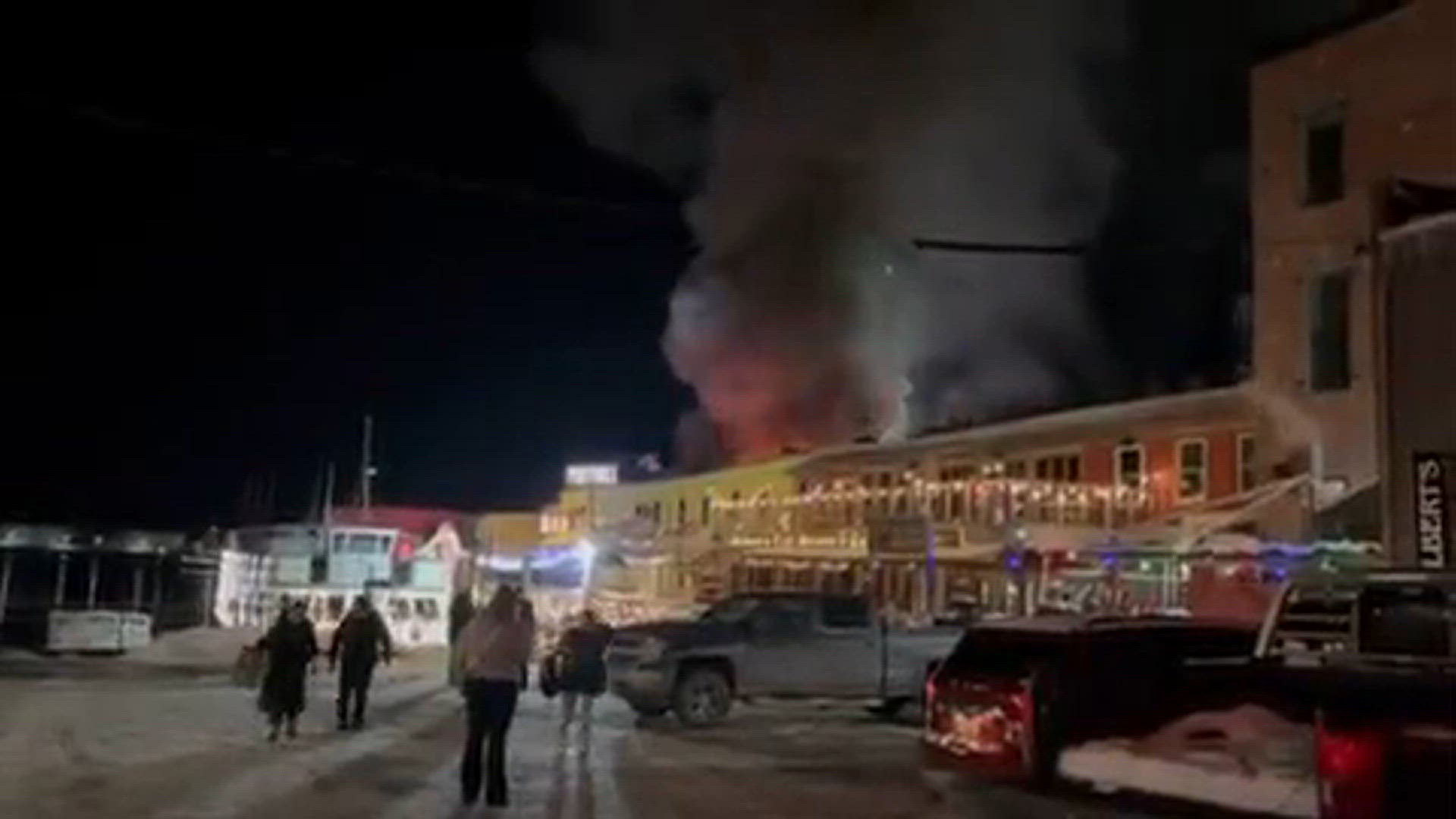 Fire in the Old Port