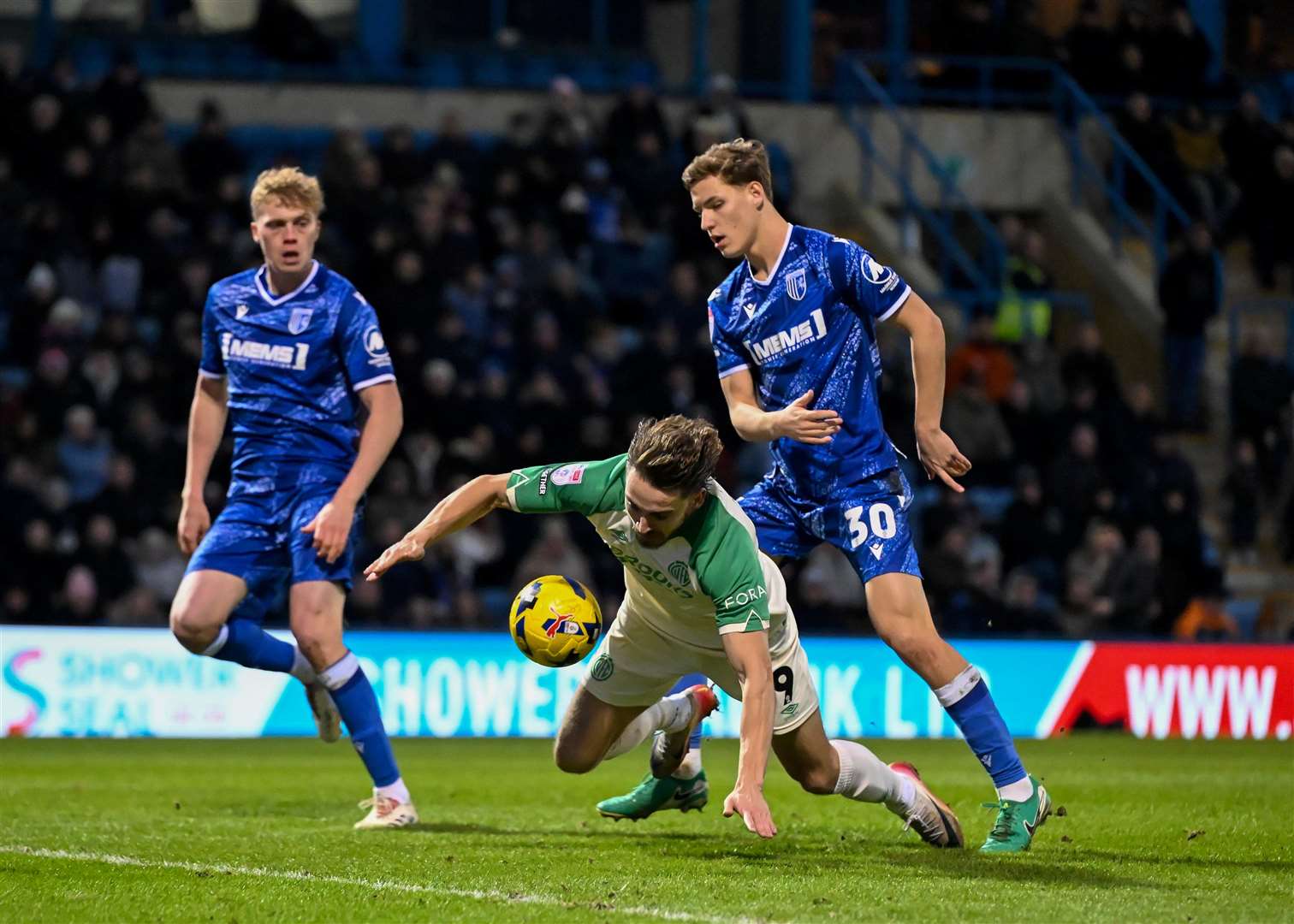 Gillingham defender Sam Gale’s reaction to their 1-1 League Two draw ...