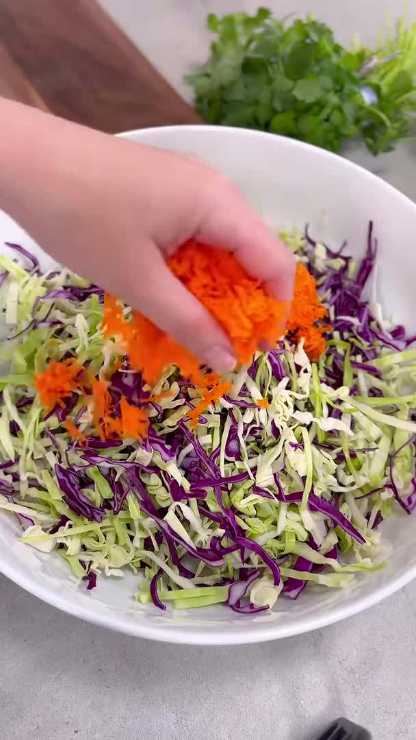 Spicy sesame coleslaw #coleslaw #recipe #cooking #cookingchannel