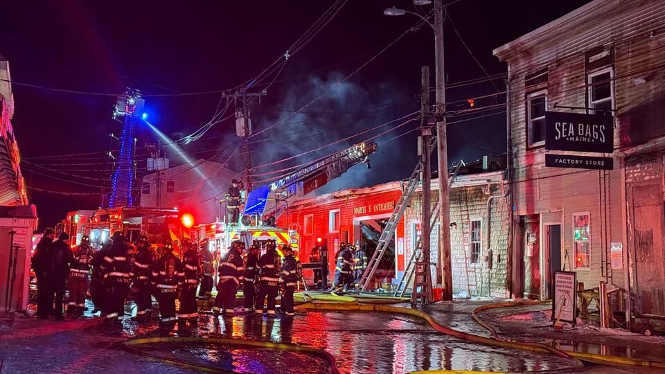 Huge fire on Portland waterfront, video shows large flames bursting ...