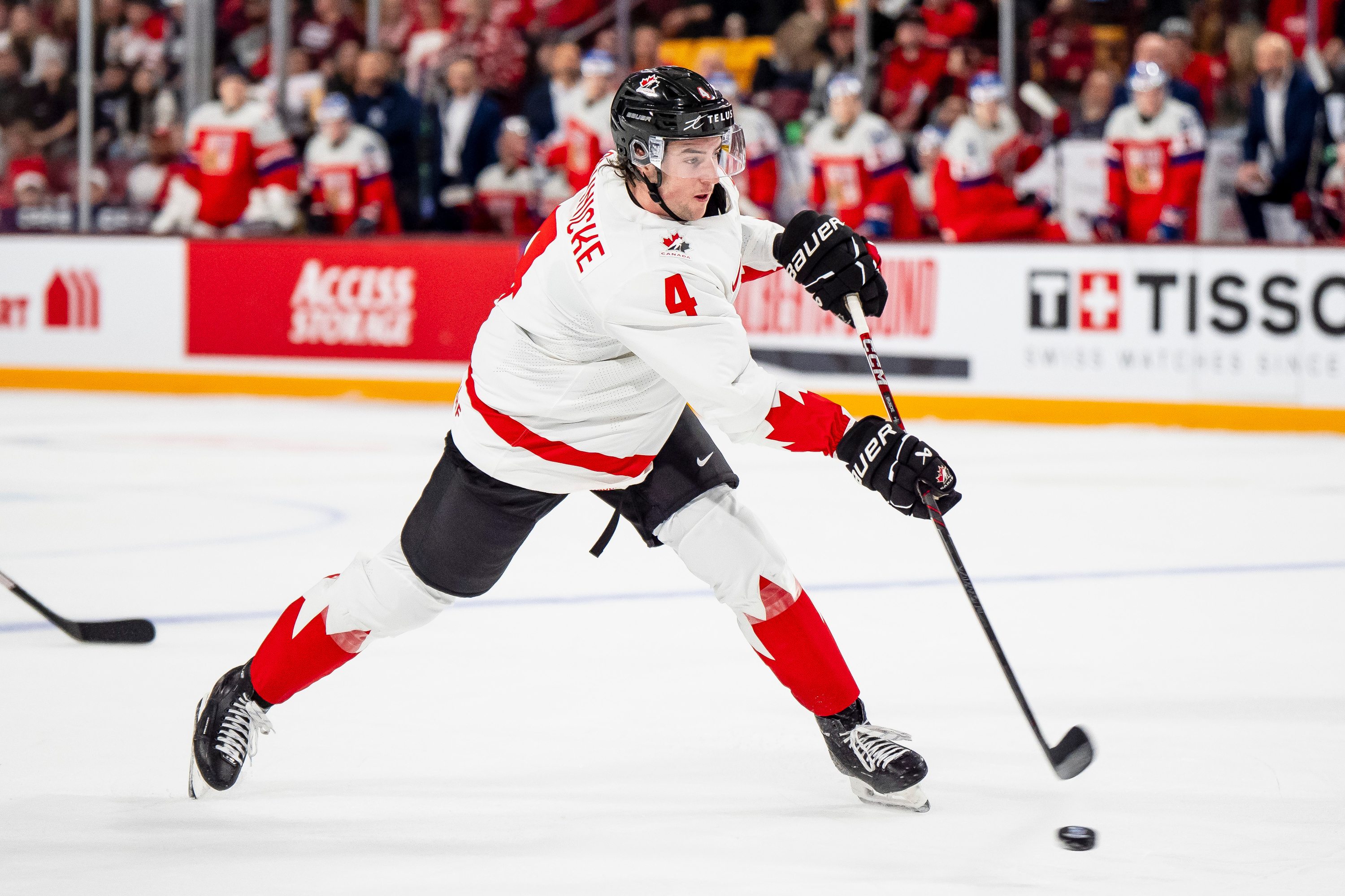 Zayne Parekh scores twice and Canada tops Czechia this time around at ...