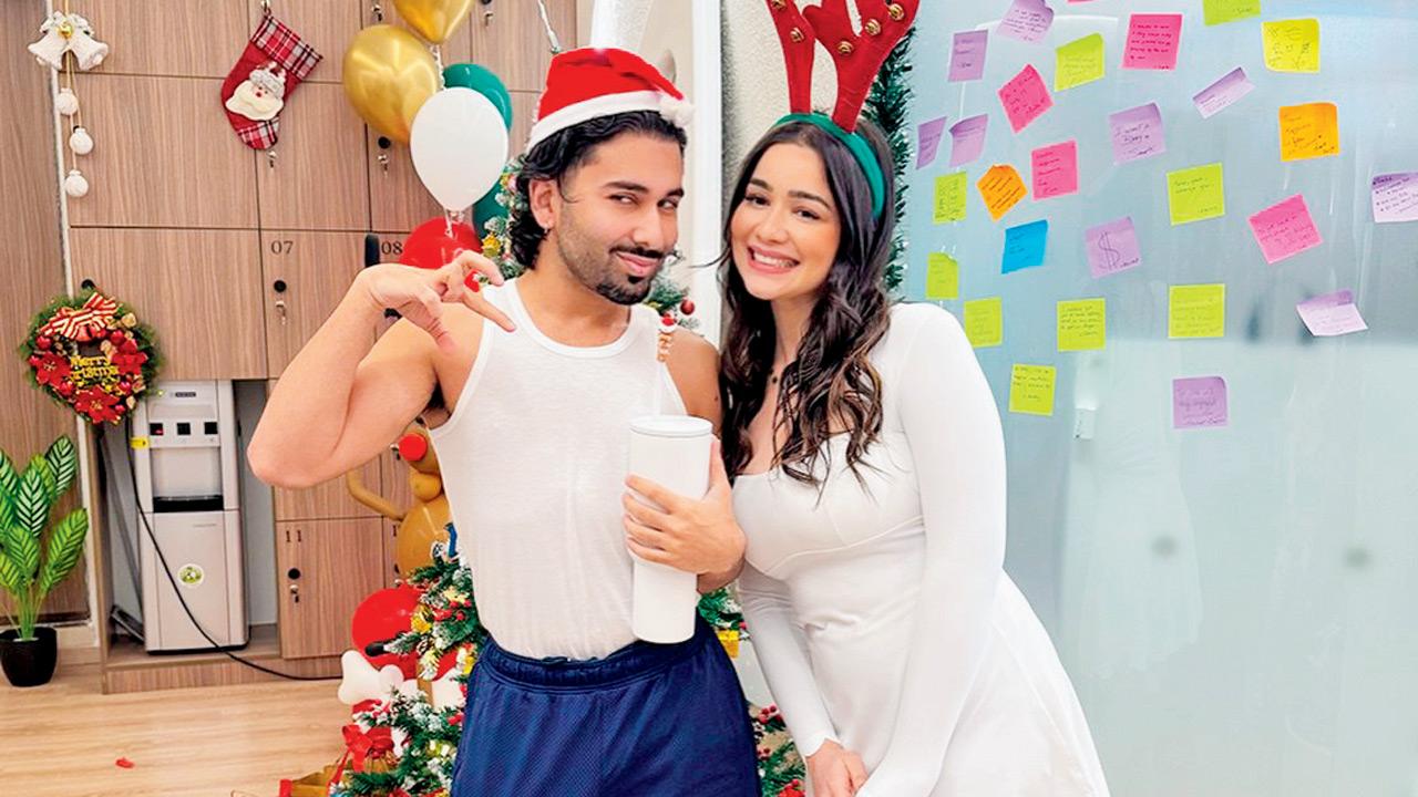Sara Tendulkar celebrates first Christmas at her Pilates studio in Andheri