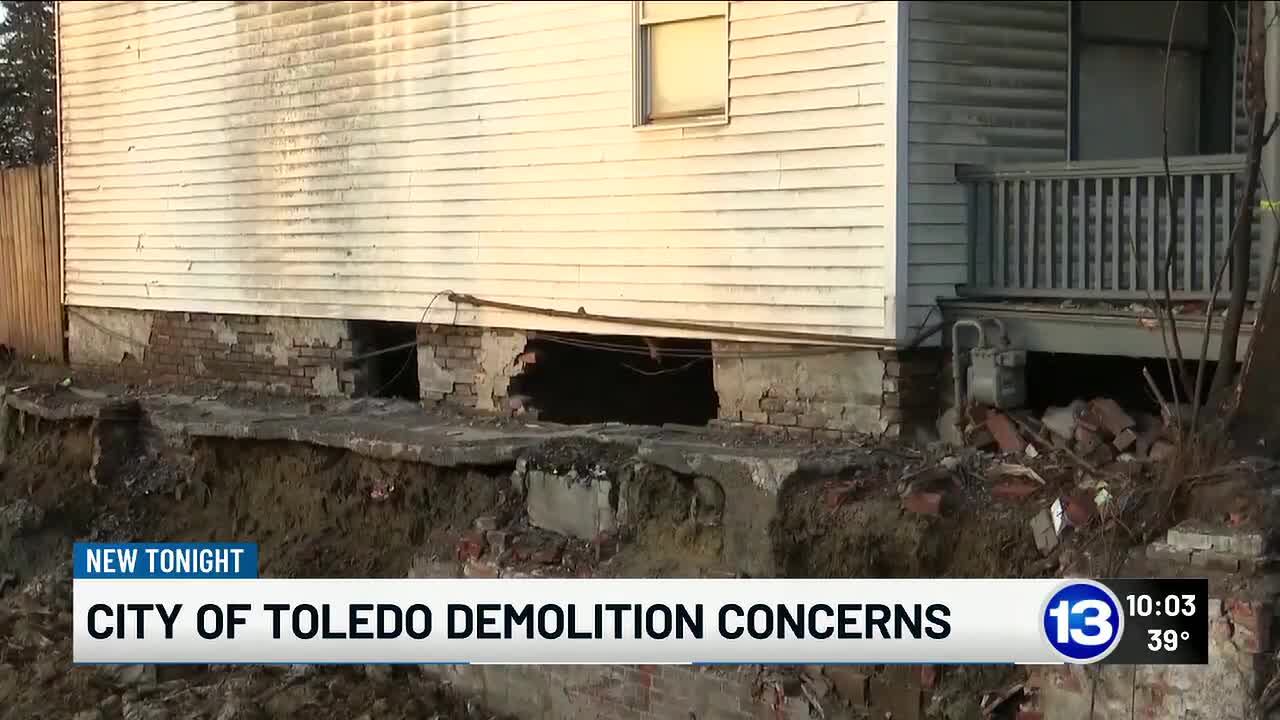 City of Toledo responds to property damage complaints from demolitions