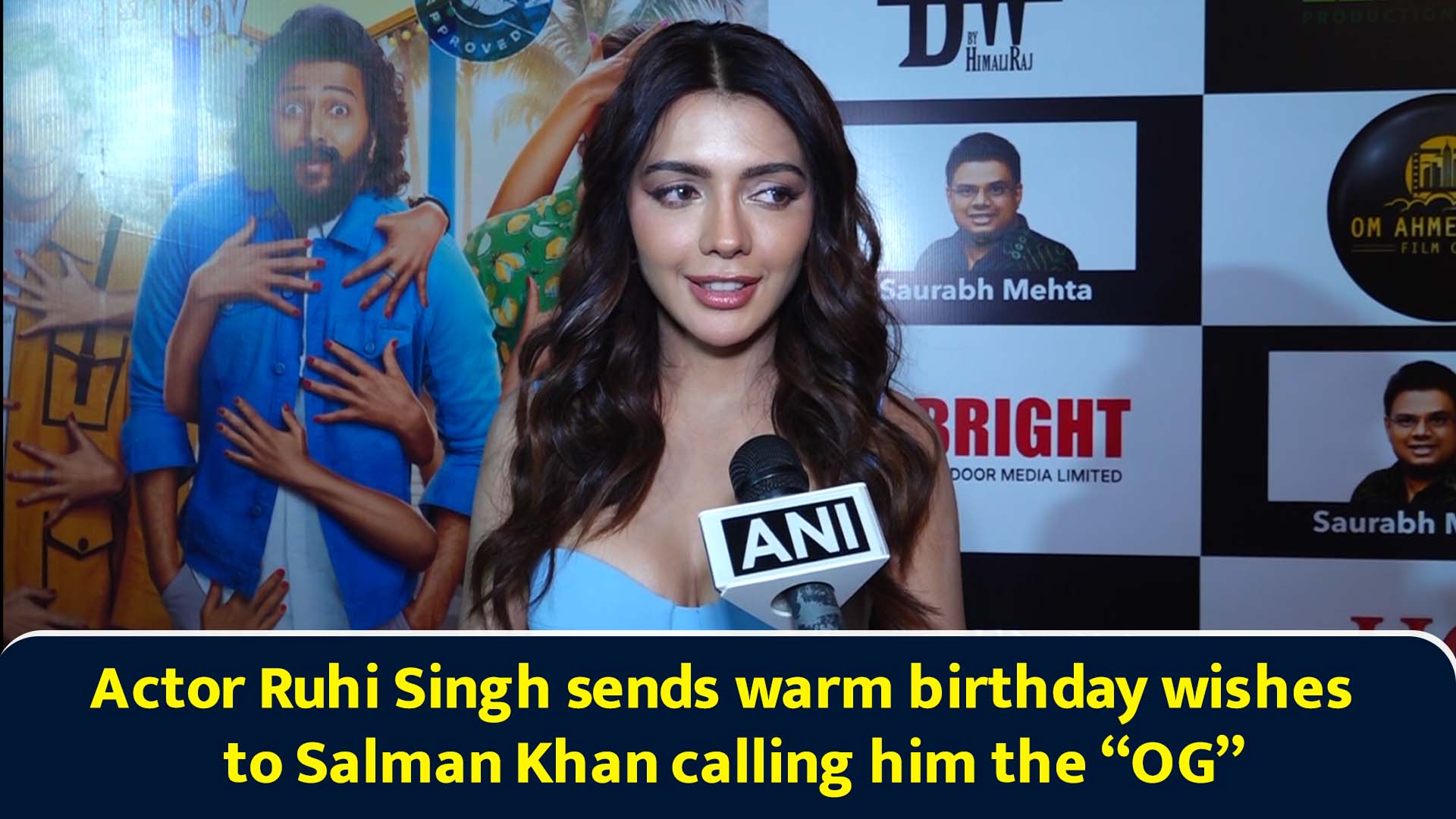 Actor Ruhi Singh sends warm birthday wishes to Salman Khan calling him ...