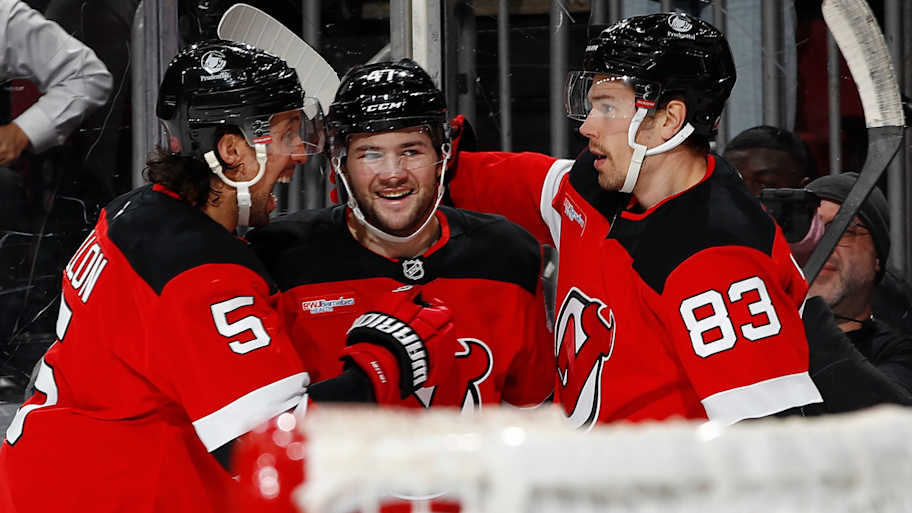 Who is the odd-man out when the Devils get fully healthy at forward?