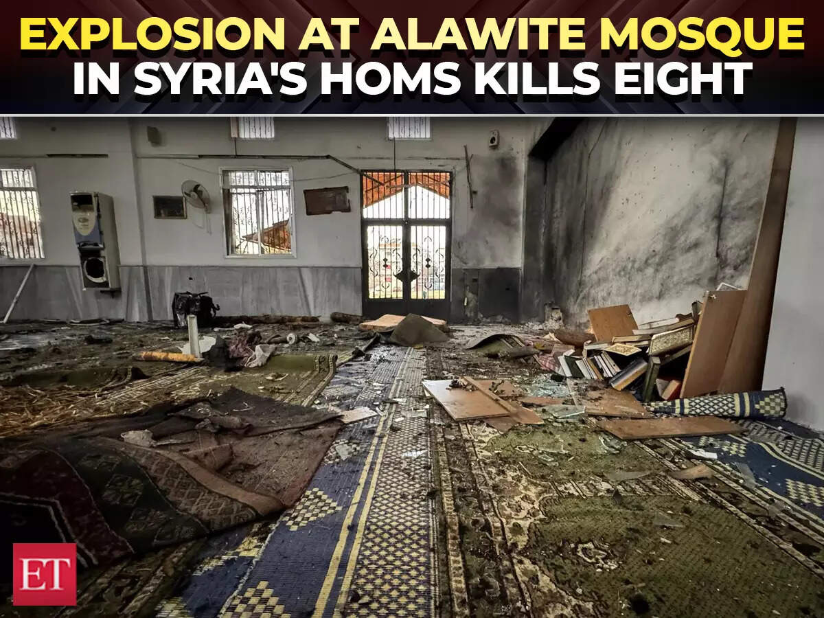 ‘Deadly’ explosion killed eight people at an Alawite mosque in Syria’s Homs