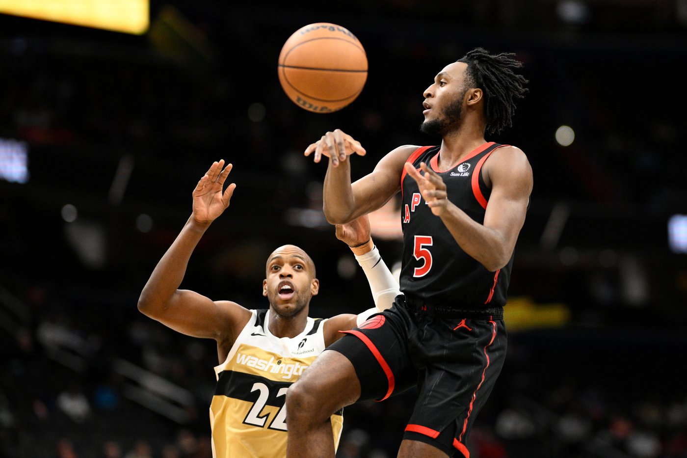 Keyshawn George scores 23 points and Wizards beat struggling Raptors ...