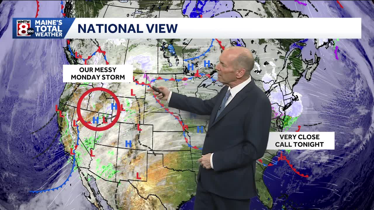 Dry weekend before a messy Monday storm arrives
