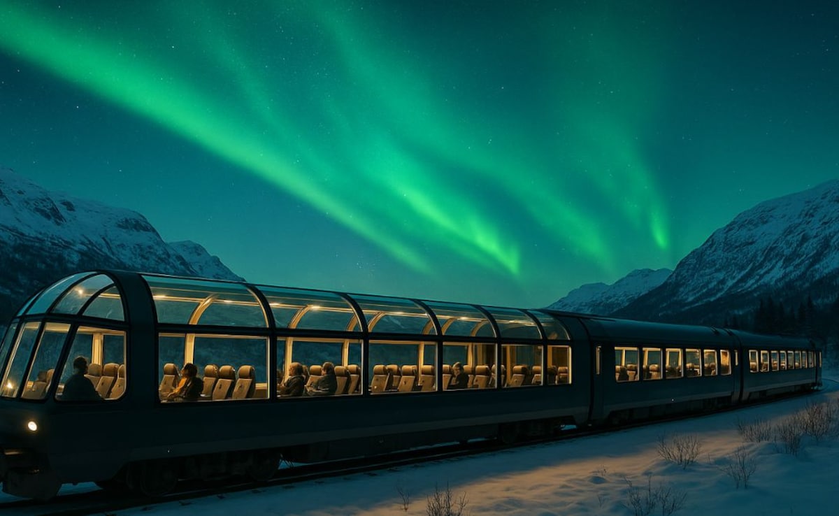 Norway launches world's first panoramic night train to see the northern ...