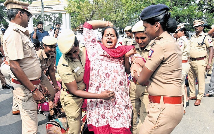 Secondary grade teachers stage statewide protest over pay parity in ...