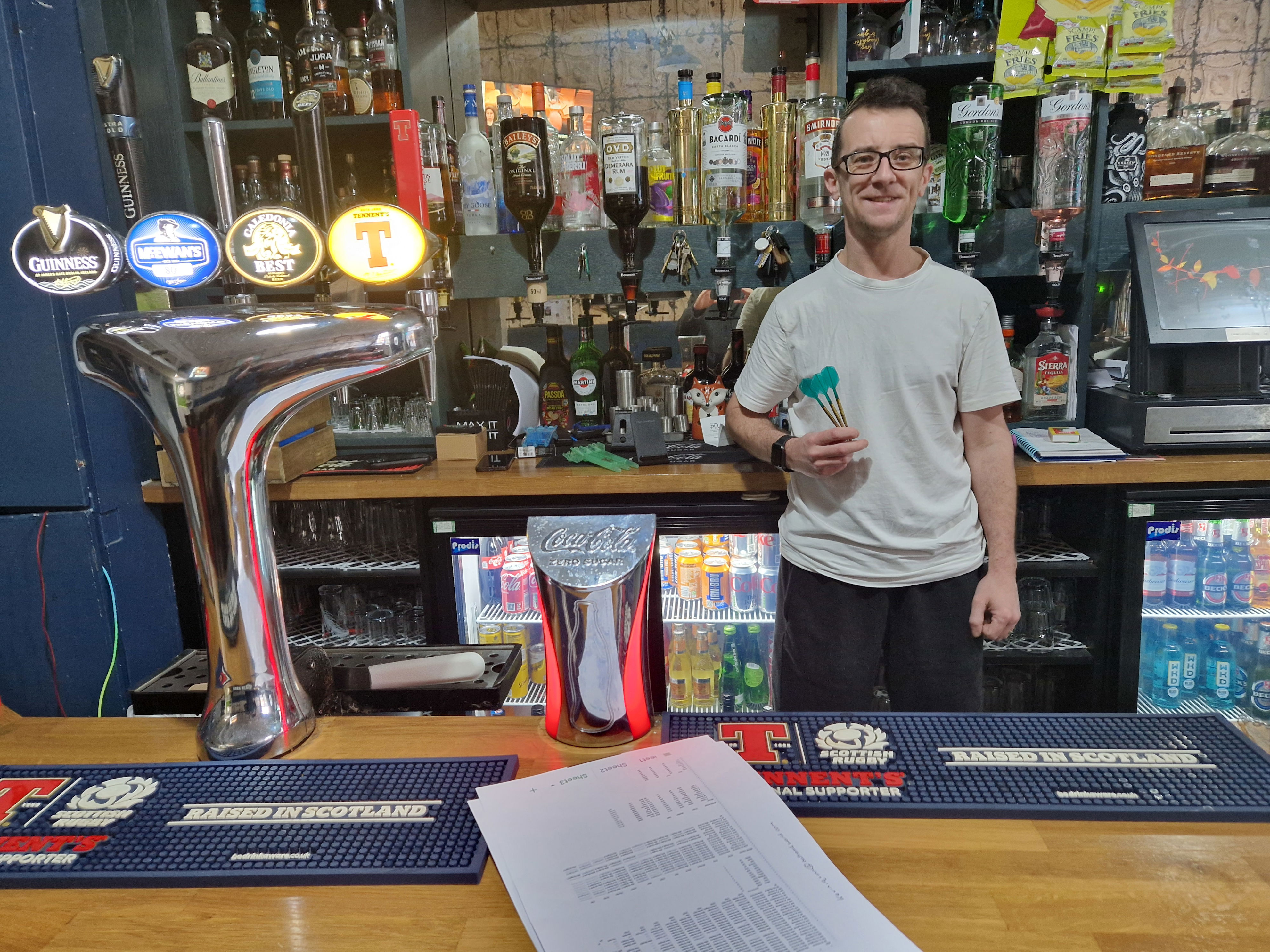 The cosy Edinburgh pub with a darts team on course to break unbeaten record