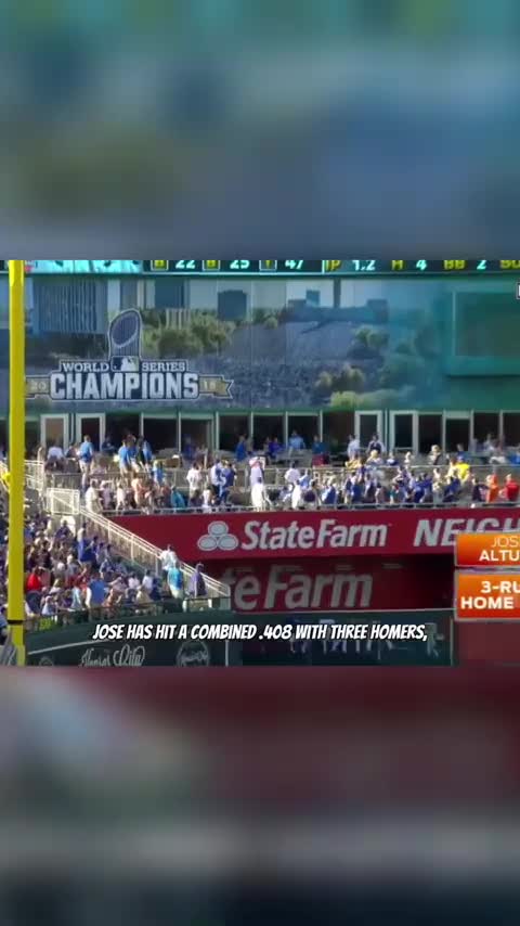 Jose Altuve loves facing tall pitchers