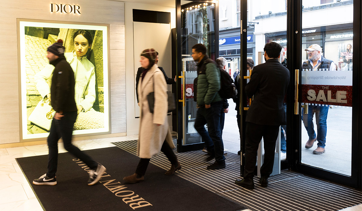 Canny shoppers brave the chill (or go online) to bag a bargain