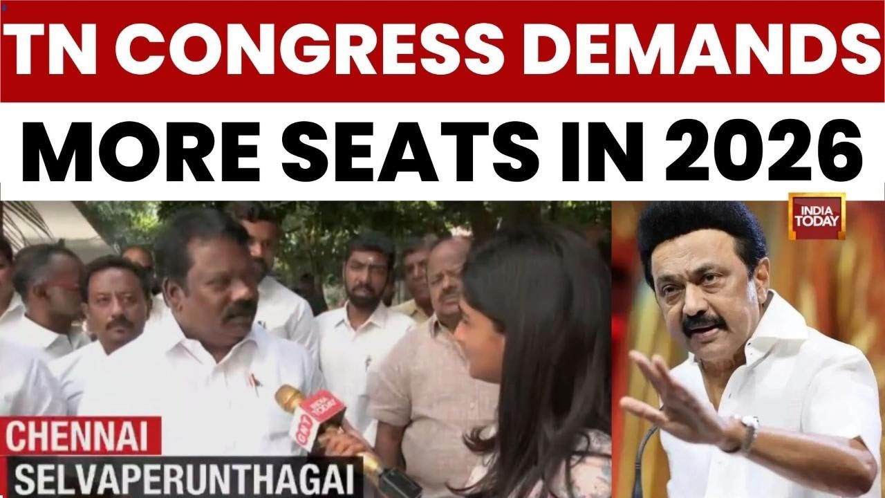 Tamil Nadu Congress seeks more seats from DMK for 2026 assembly polls