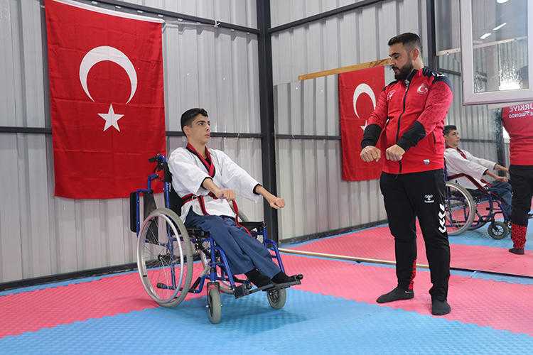 Hataylı para tekvandocu Hasan, milli takıma girmeyi hedefliyor