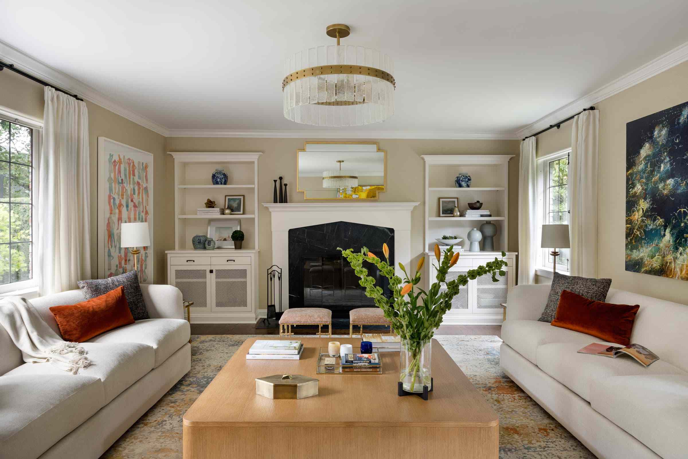 We asked designers for the living room paint colors that instantly ...