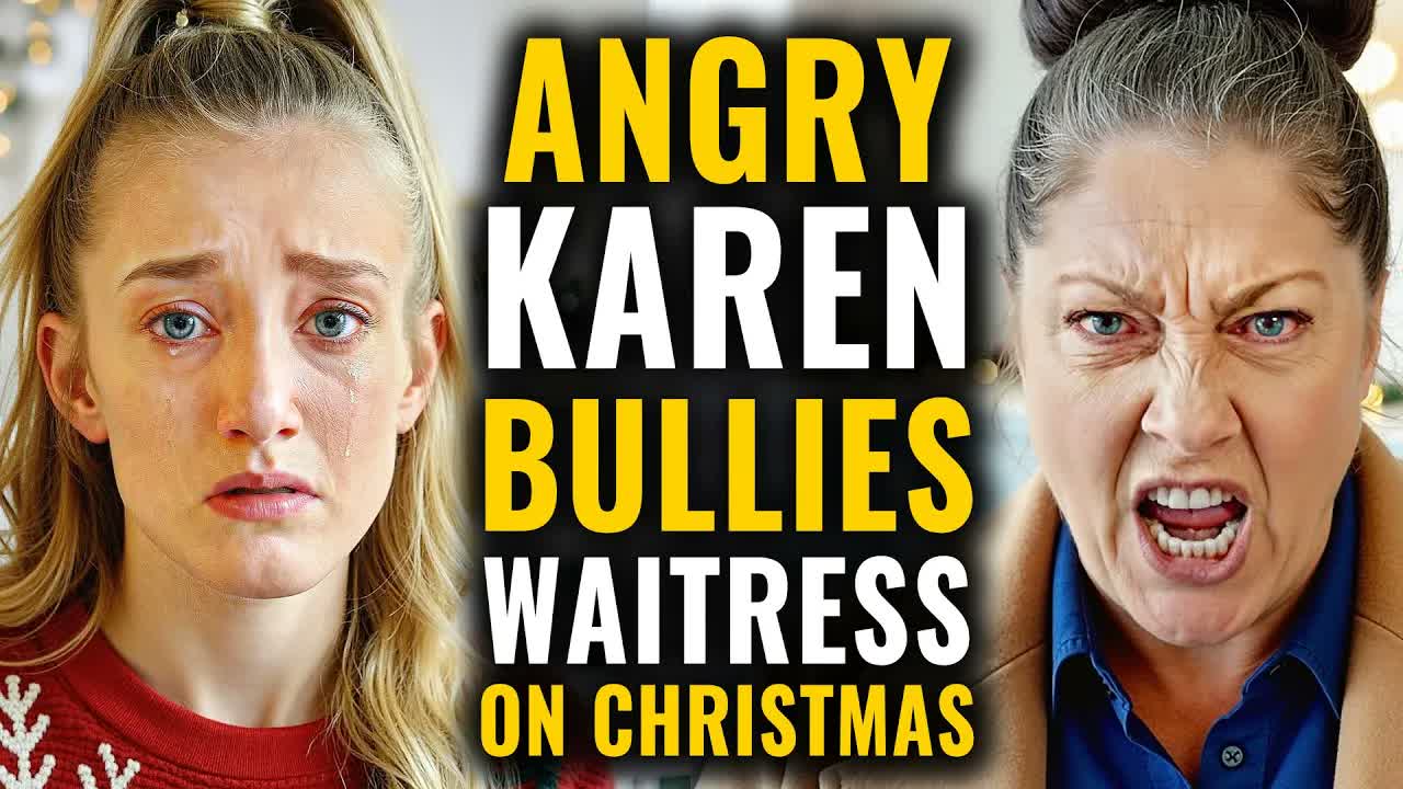 Angry Karen insults the wrong waitress