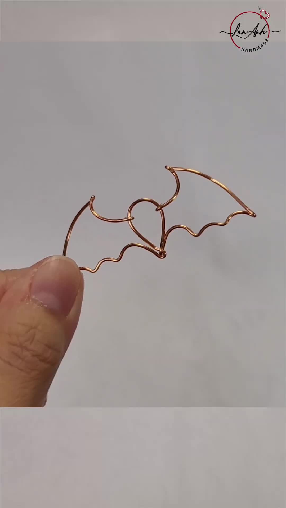 Wire wrap stone no hole | bat pendant with drop cabochon #shortsvideo # ...