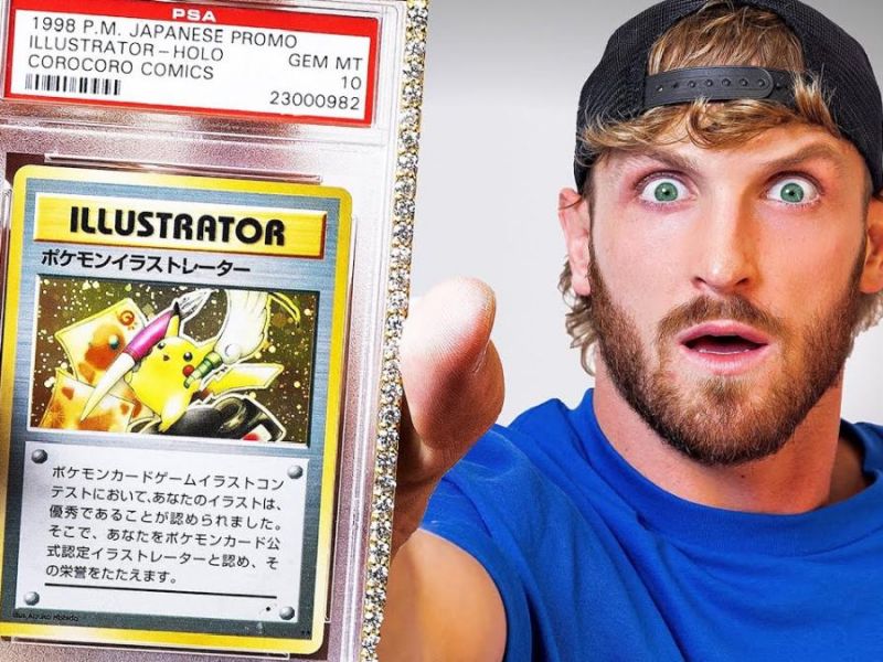Logan Paul metterà all'asta il suo Pikachu Illustrator: a quale cifra ...