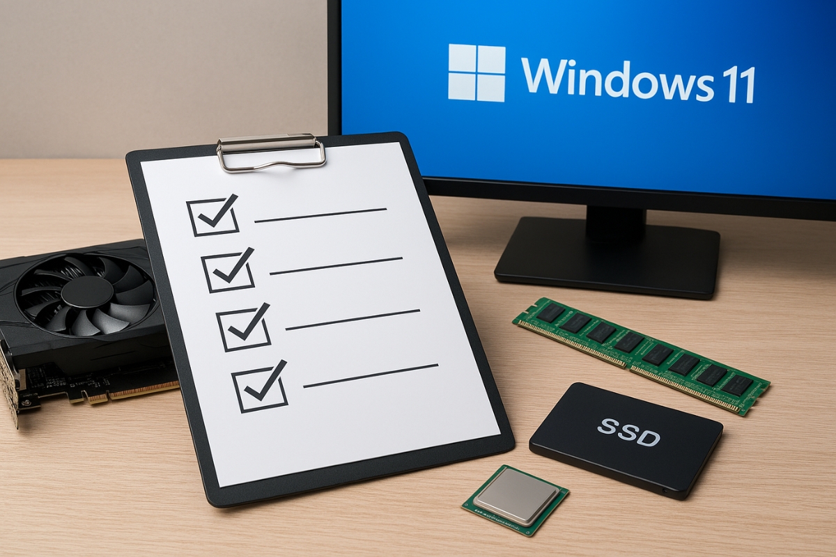Checklist esencial de hardware antes de actualizar a Windows 11