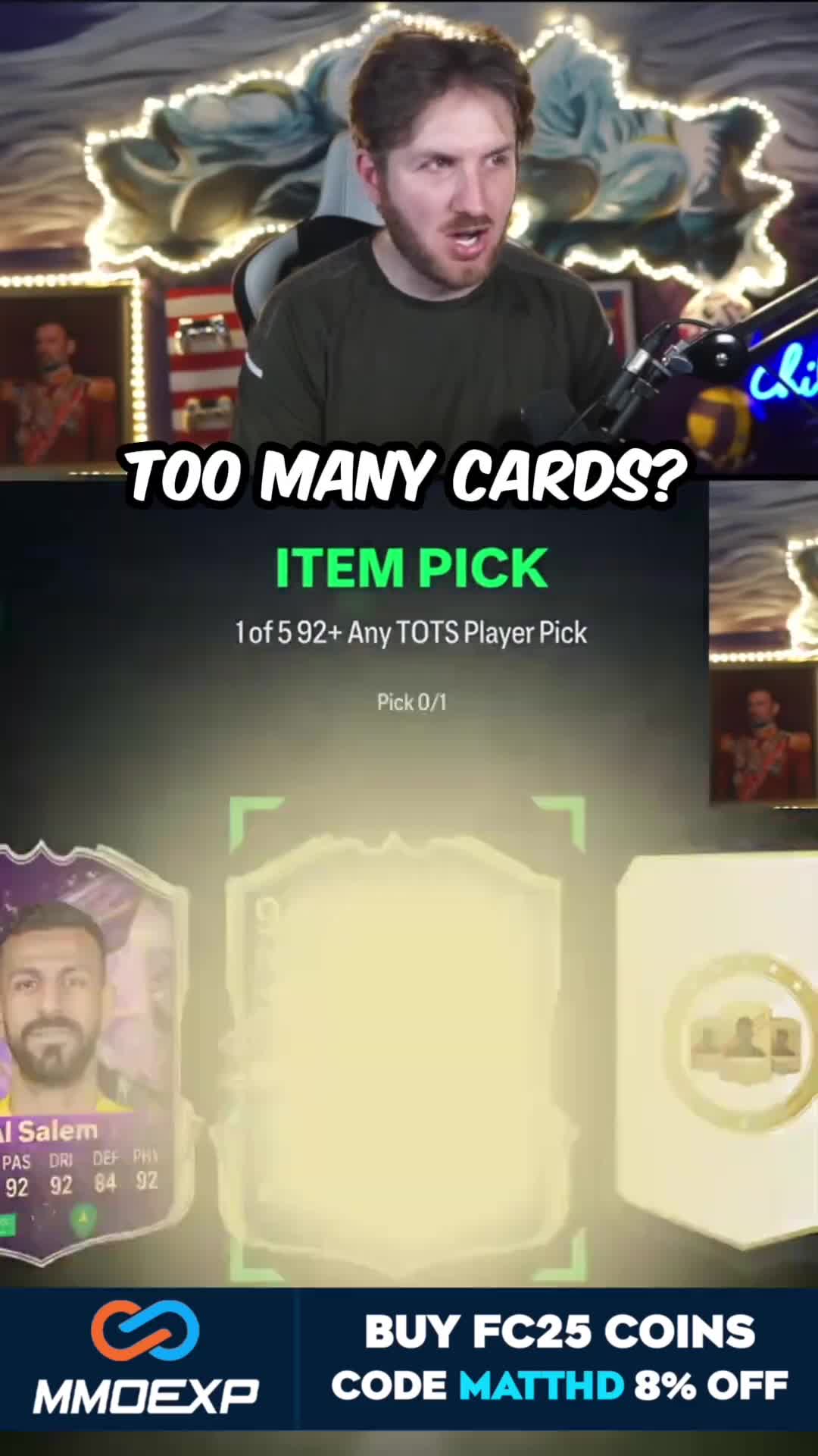 I opened 100 92+ any TOTS players picks and got this! #shorts