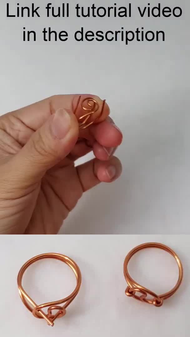 Play with wire | Yin Yang | Simple ring | How to make jewelry ...