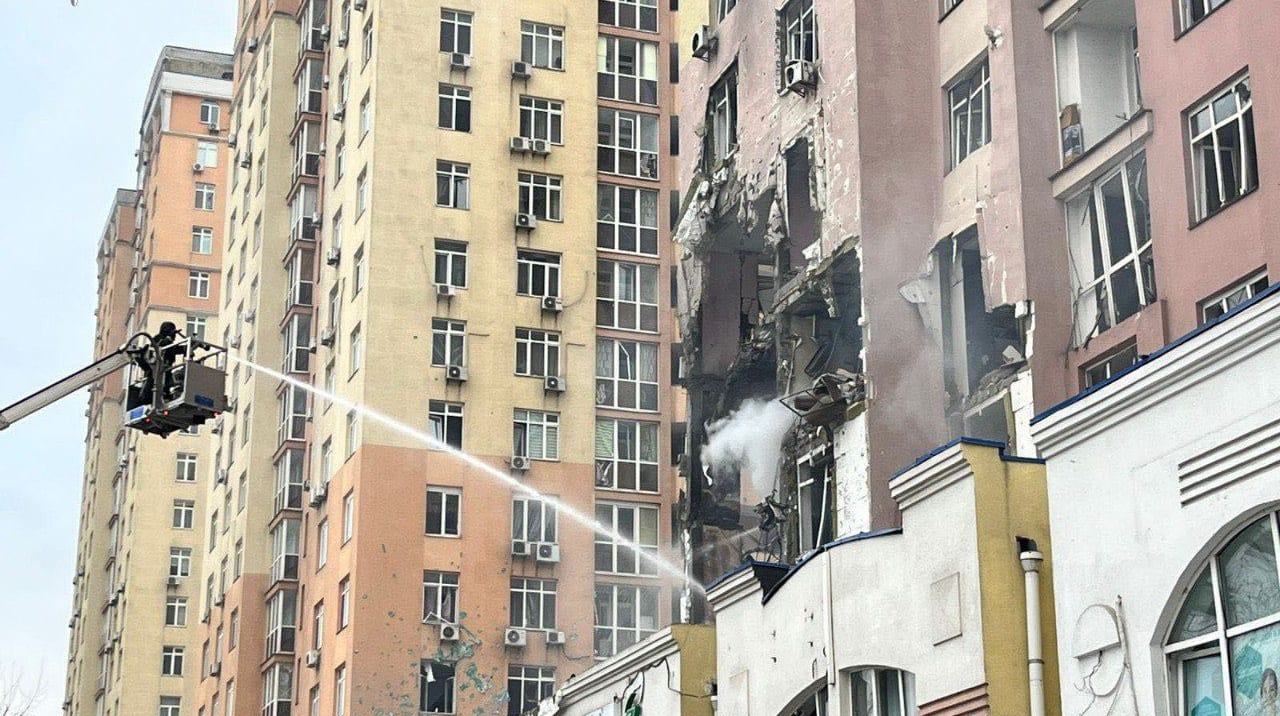 Russian attack damages education ministry building and student ...