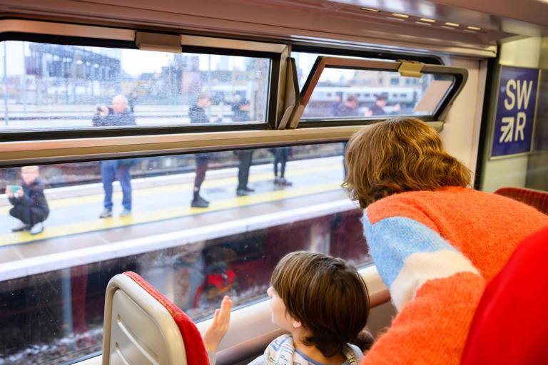 London trainspotters bid fond farewell to this iconic red train