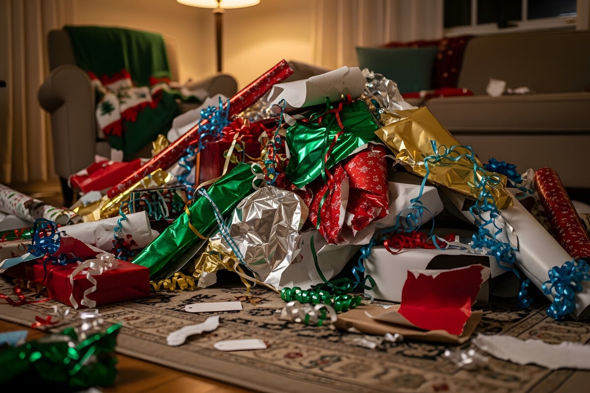 Nach Weihnachten: So entsorgt ihr Geschenkpapier, Deko & Co. richtig
