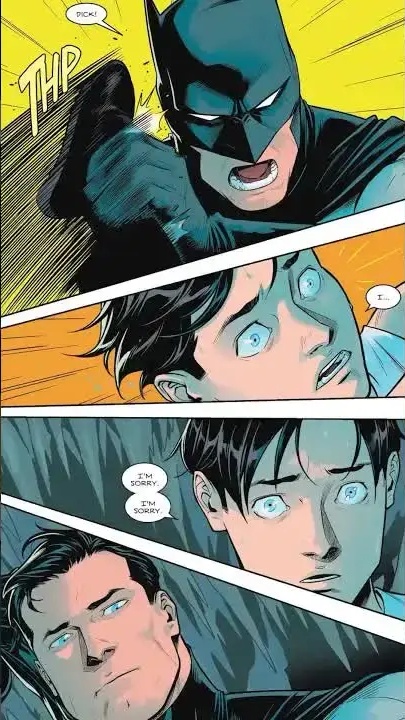 Batman teaches a young Nightwing to control his anger! #dccomics #shorts