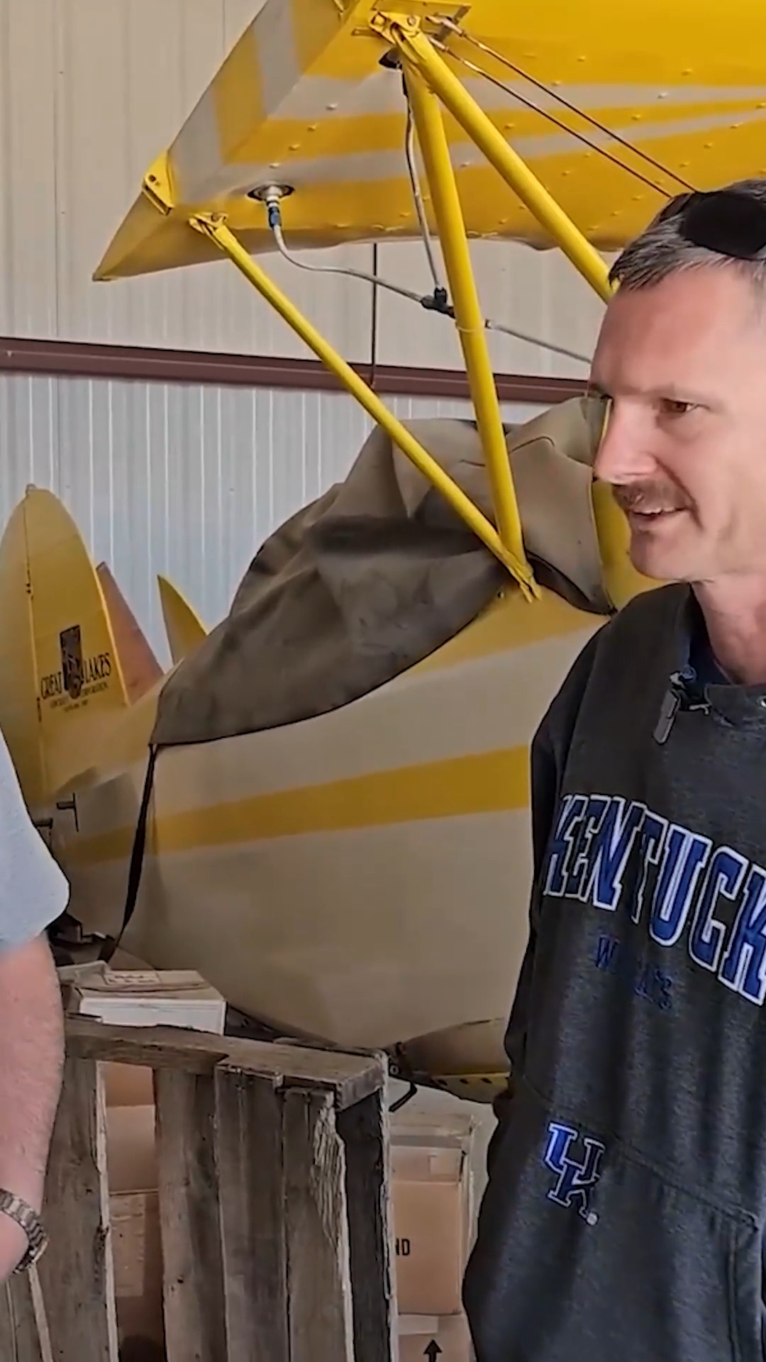 A barn filled with WWII aircraft