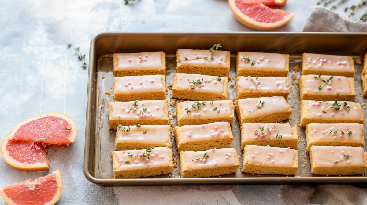 Este shortbread afrutado y aromático le da un toque diferente a tu mesa ...