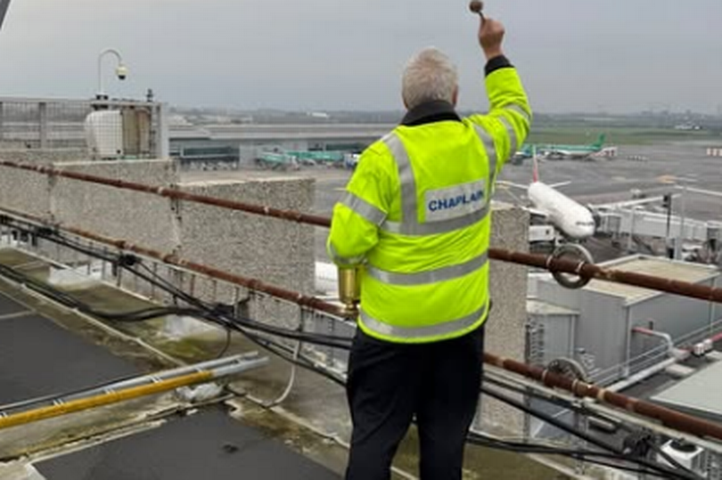 Dublin Airport chaplain conducts annual blessing of the planes