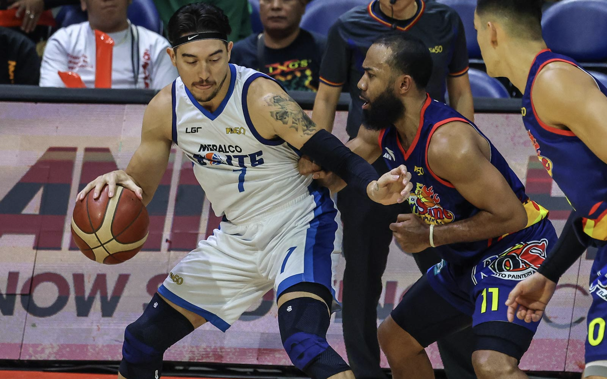 Meralco forces KO match, routs ROS