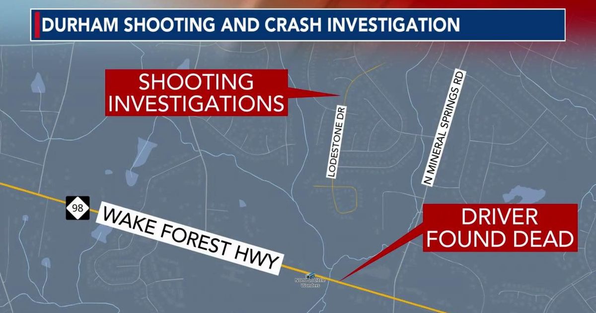 Durham police investigating possible link between shooting, fatal crash