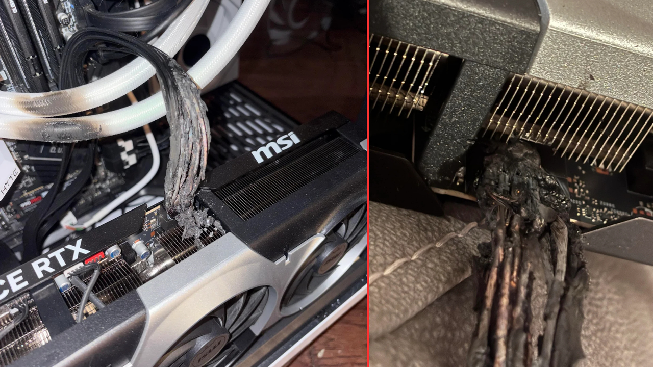 Nvidia GeForce RTX 5090 power wire reportedly caught fire despite using ...