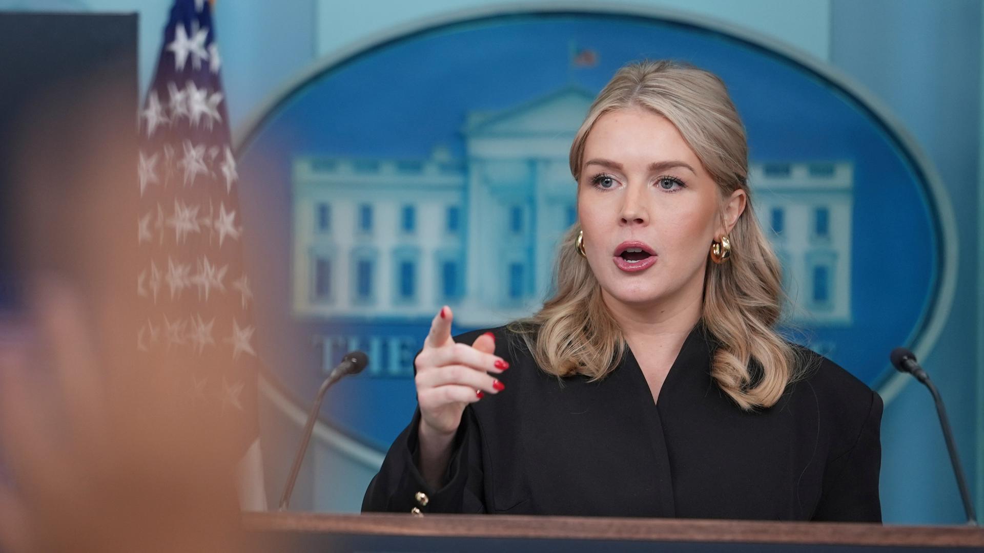 White House press secretary Karoline Leavitt announces she is pregnant ...